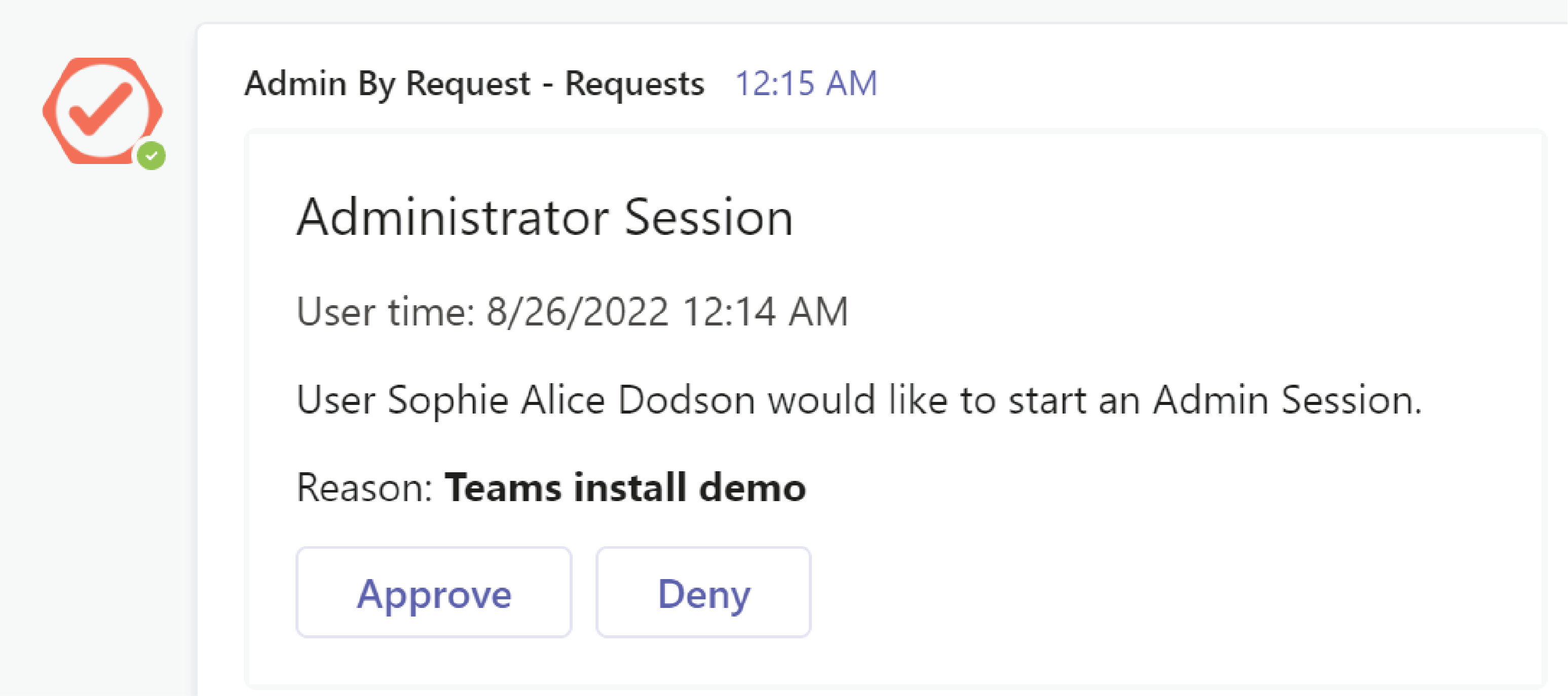 Microsoft Teams » Admin By Request